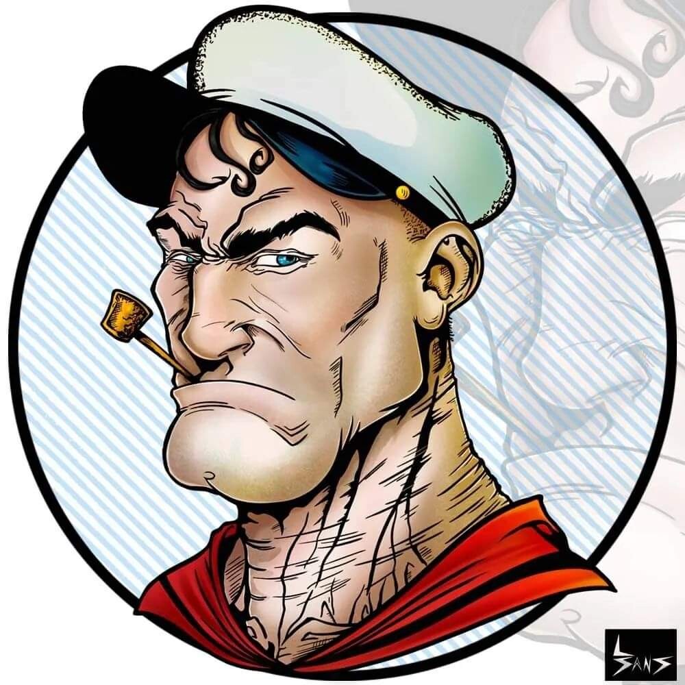 ArtStation - Popeye portrait Art