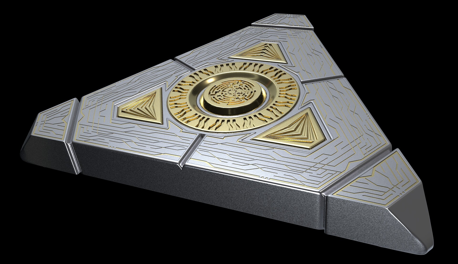 ArtStation - Sci-fi artifact ailien triangle