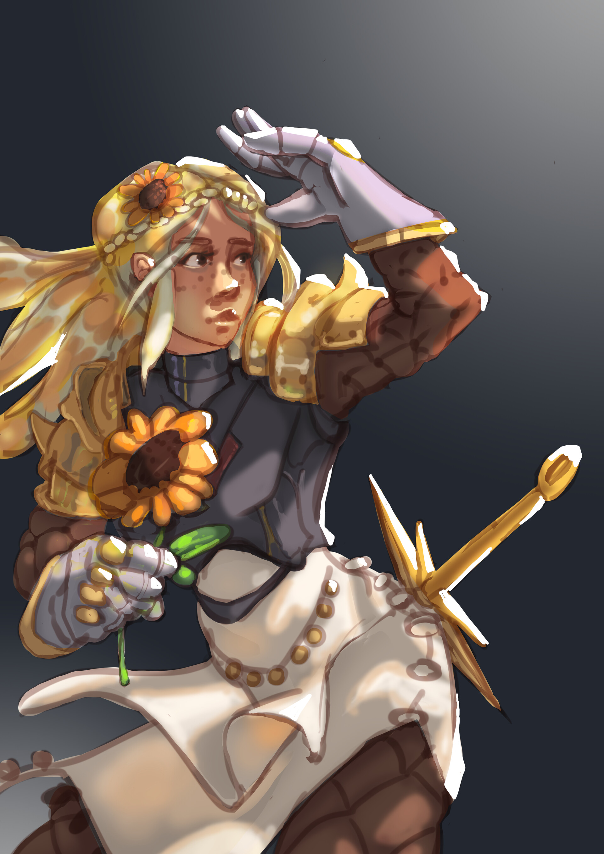 ArtStation - Sunflower knight