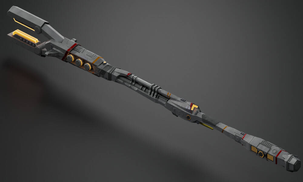 ArtStation - Enforcer Riot Staff