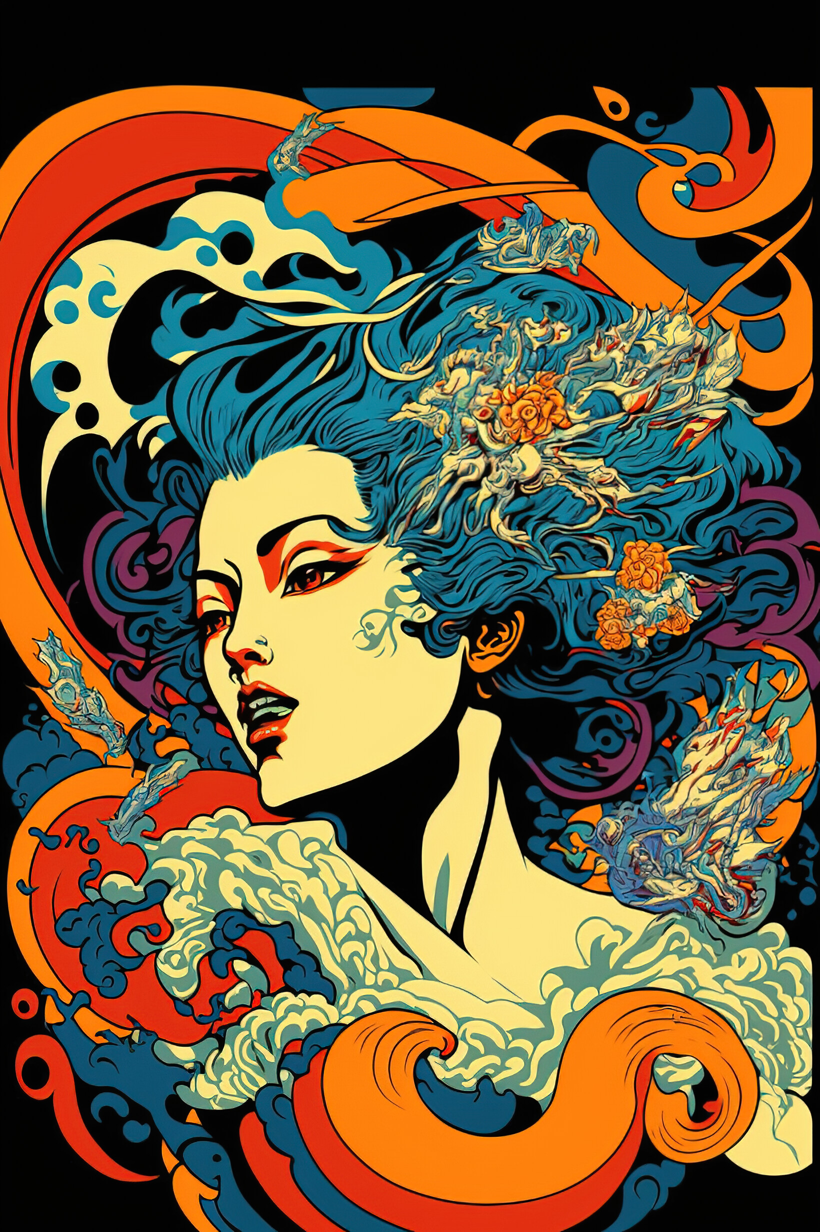 ArtStation - Ukiyo-e Inspired