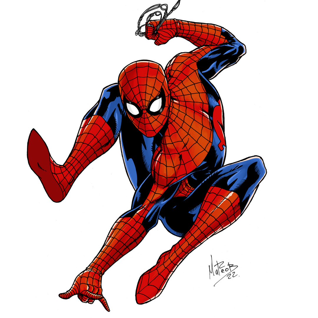 ArtStation - Classic Spider-man Color
