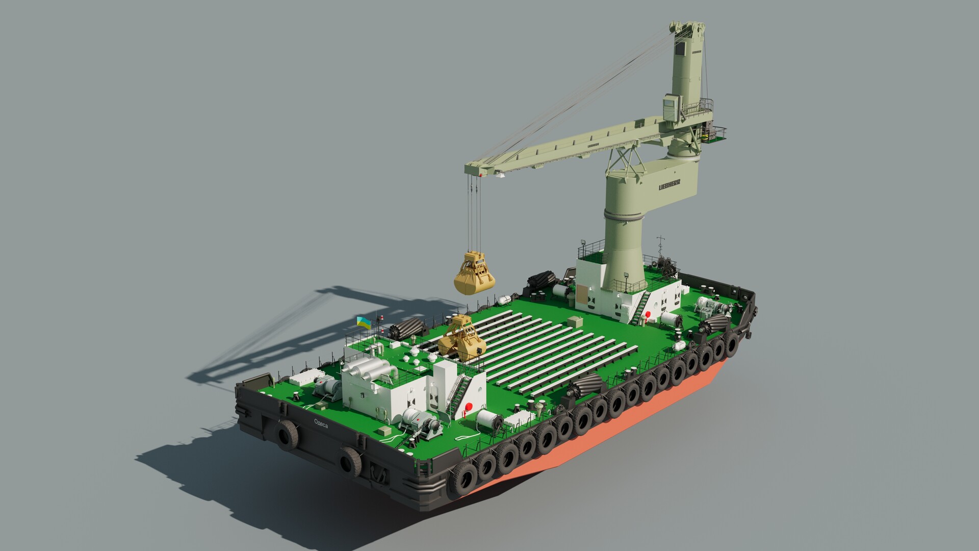 ArtStation - Floating crane #2 - 2007