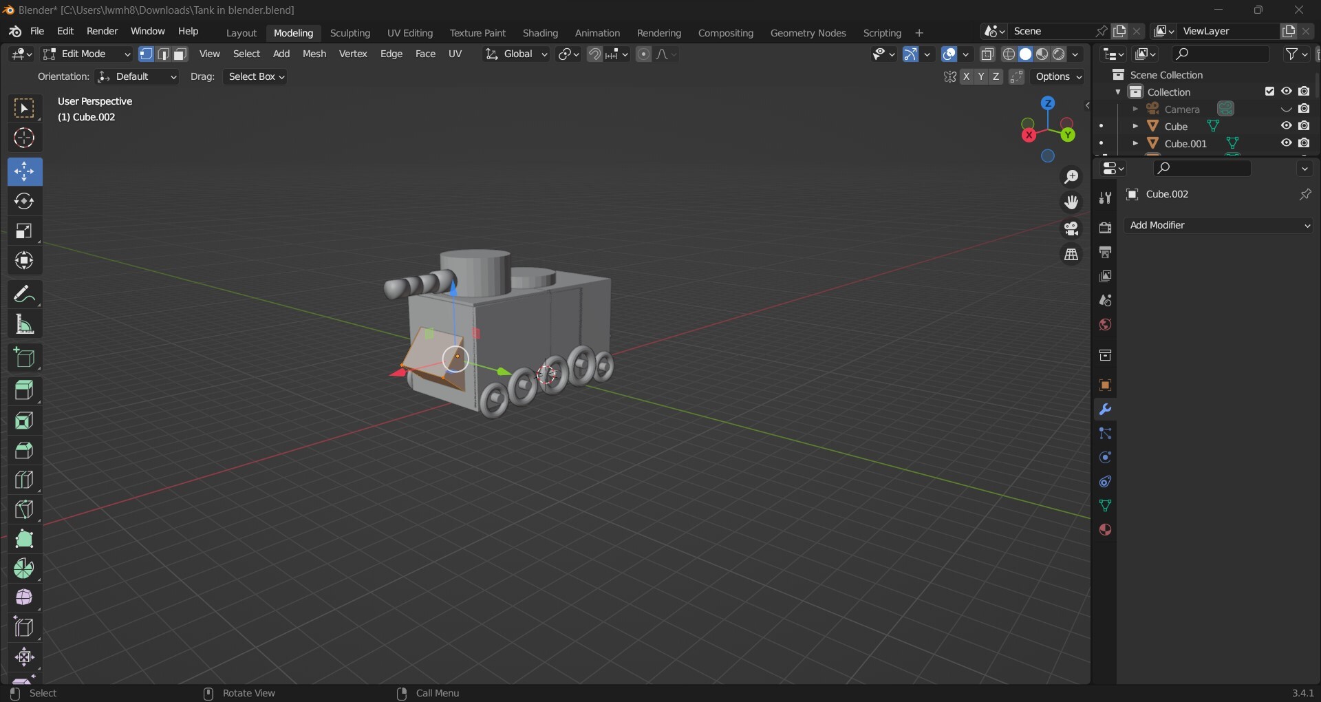 ArtStation - Blender Tank