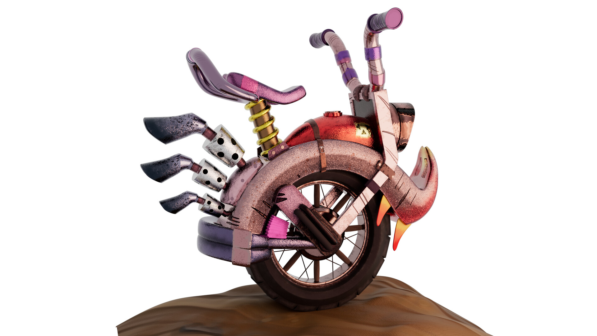 ArtStation - ghost bike