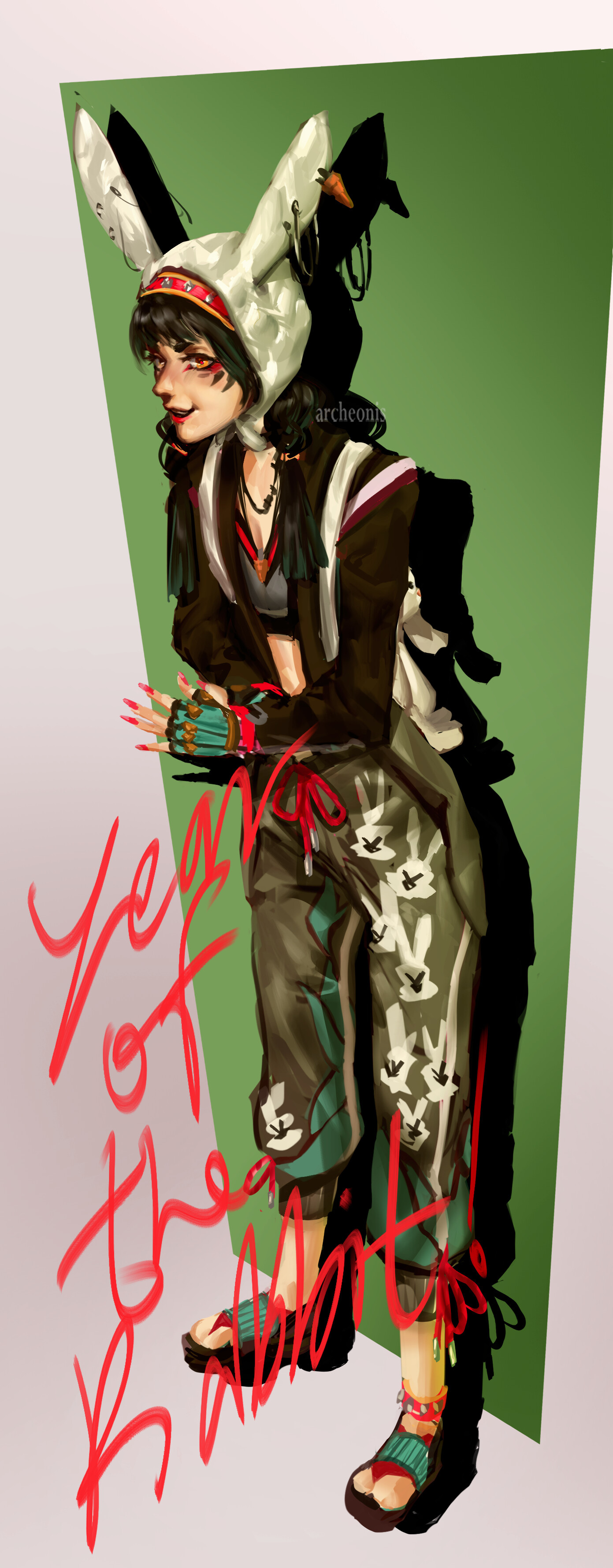 ArtStation - year of the rabbit!