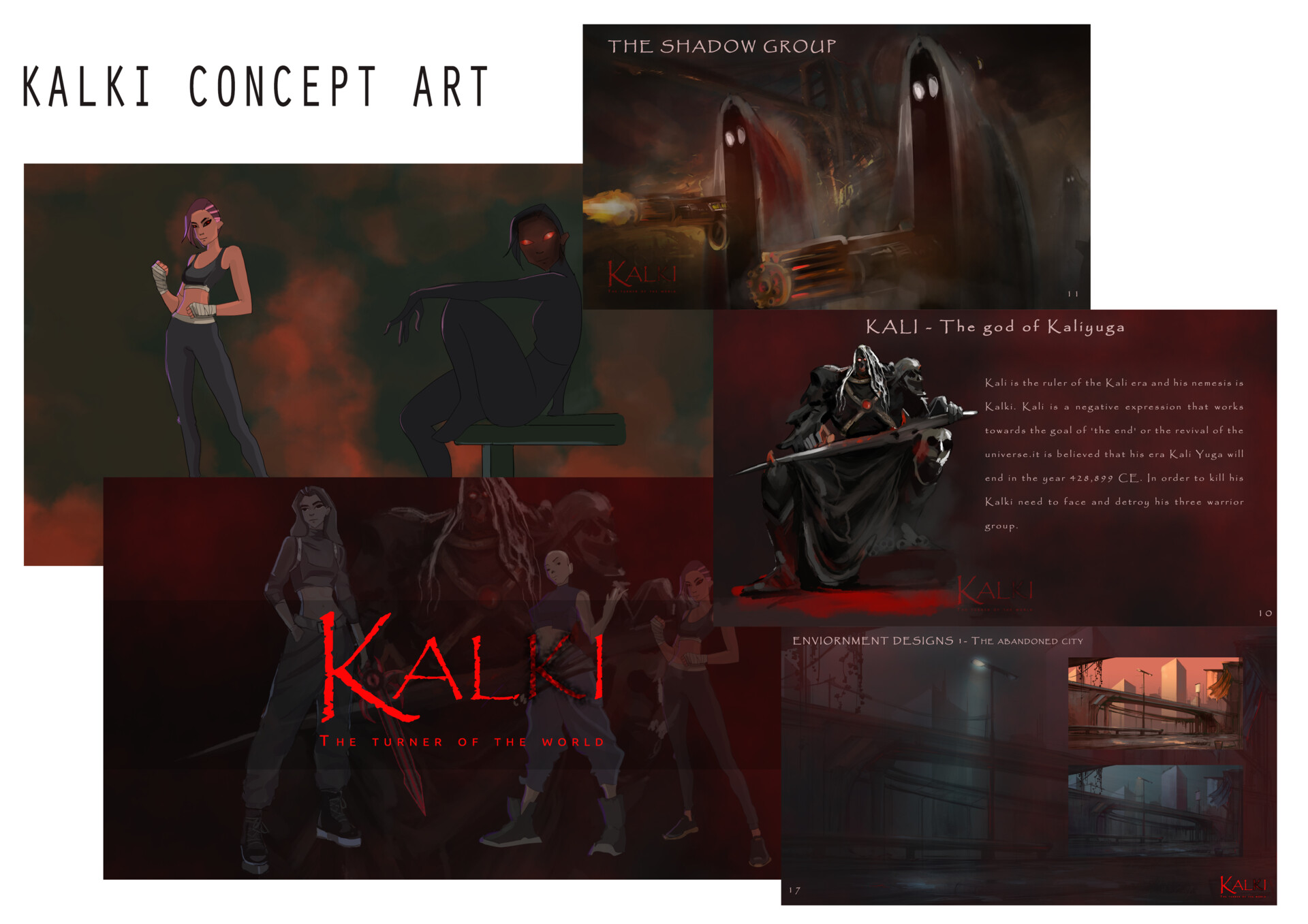 ArtStation - Uni work, Pitch Bible