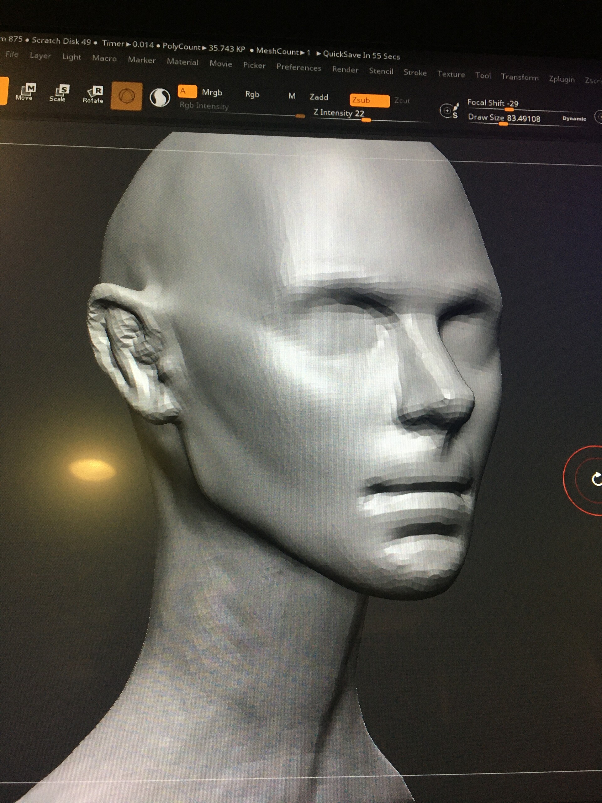 Claire Neilson - 3D Modeled Head