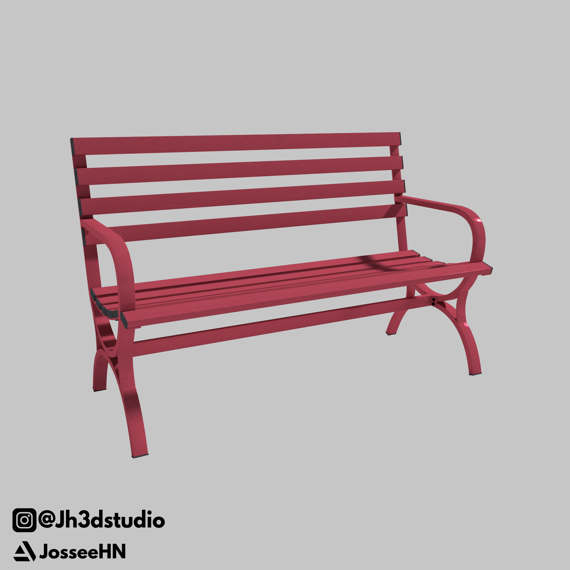 ArtStation - Rusko Bench Outdoor
