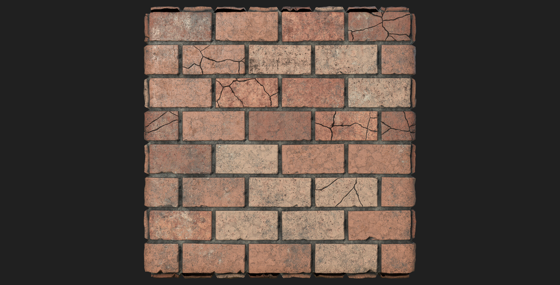 ArtStation - Cracked Brick