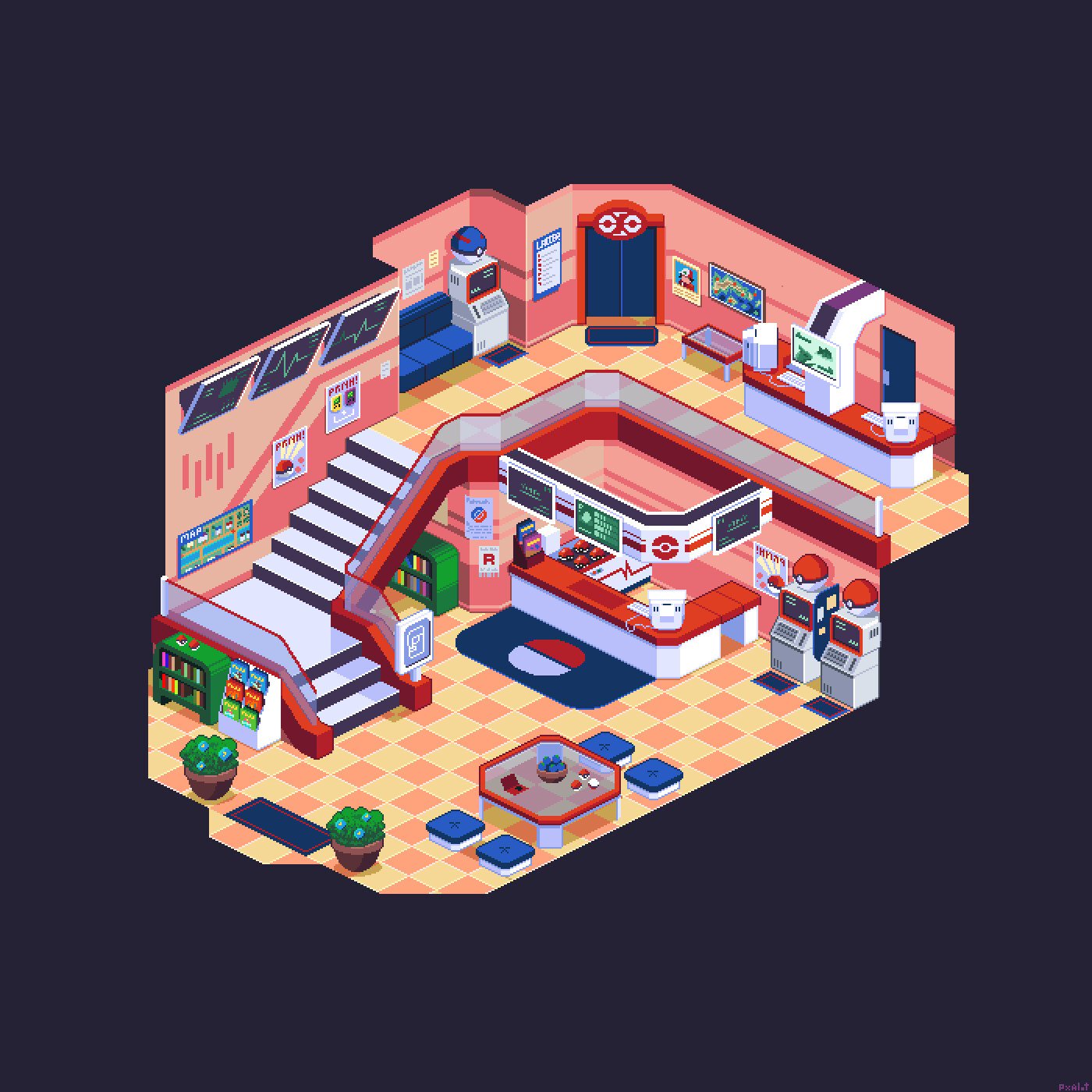 ArtStation - Pokemon Center