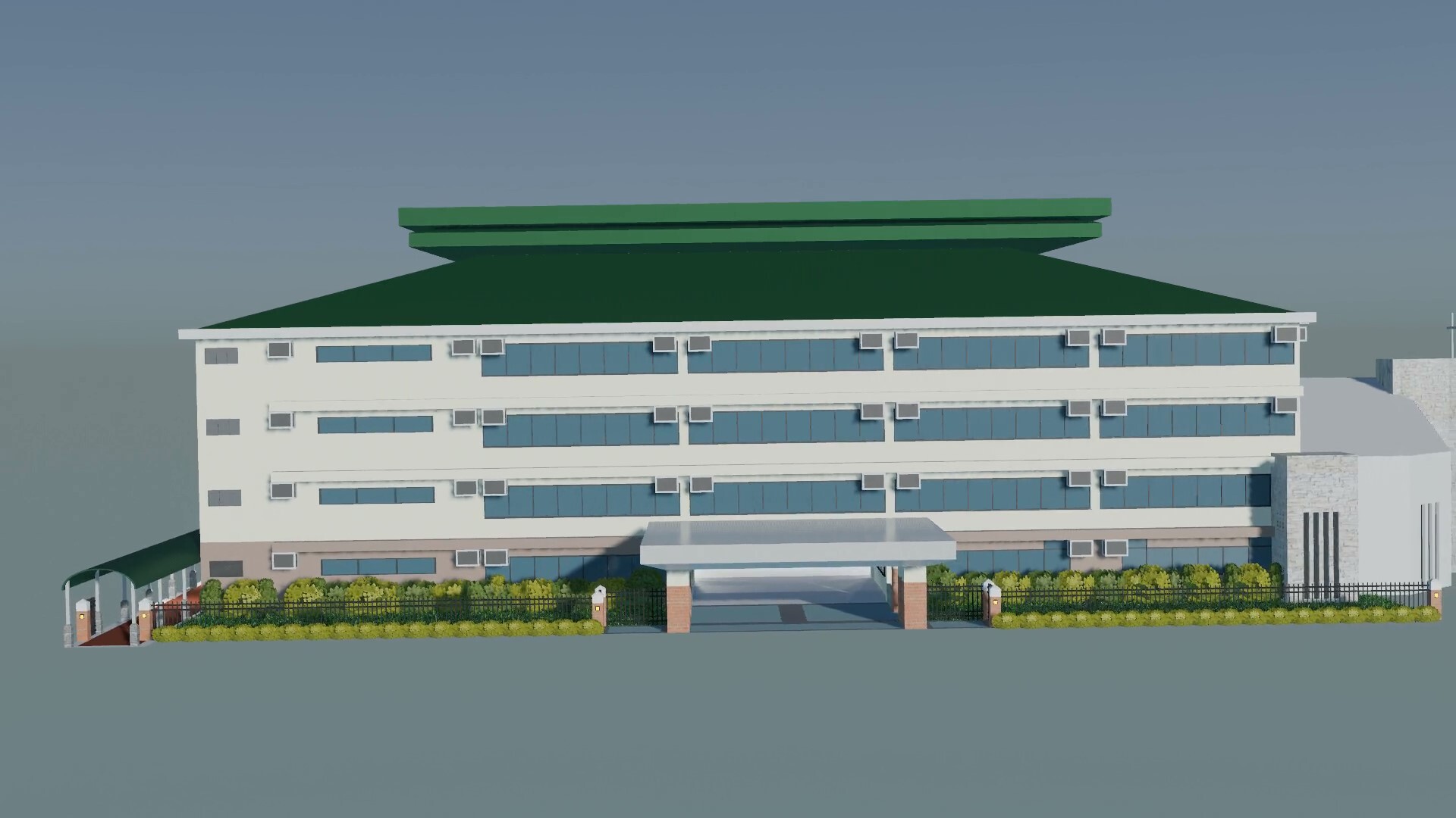 Sigrid Amazona - School Building 3D Model