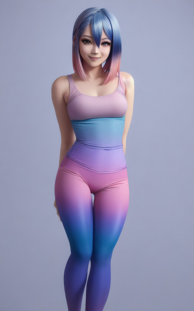 ArtStation - Blue-pink gradient