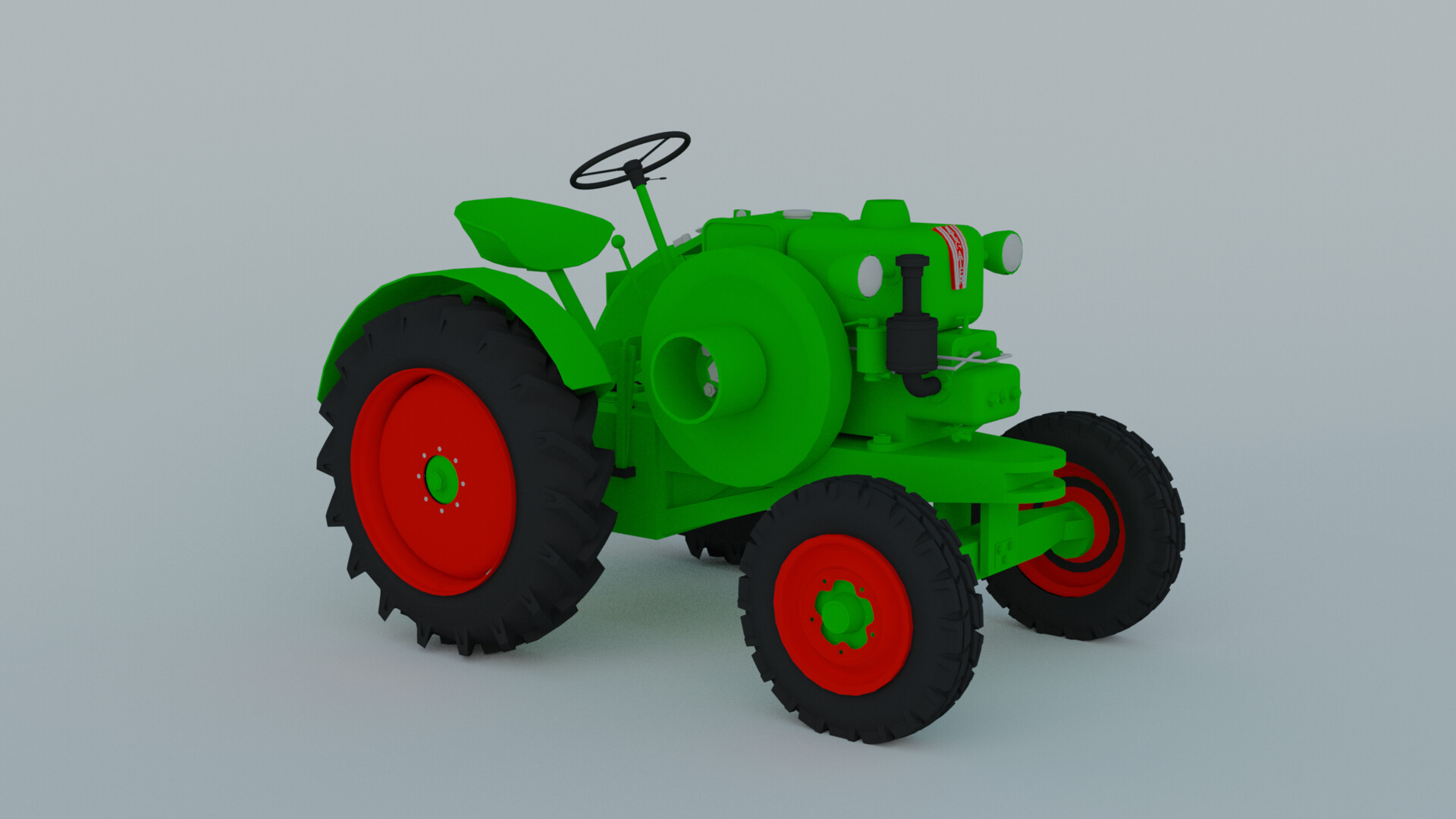 ArtStation - Old Tractor Allgaier R18