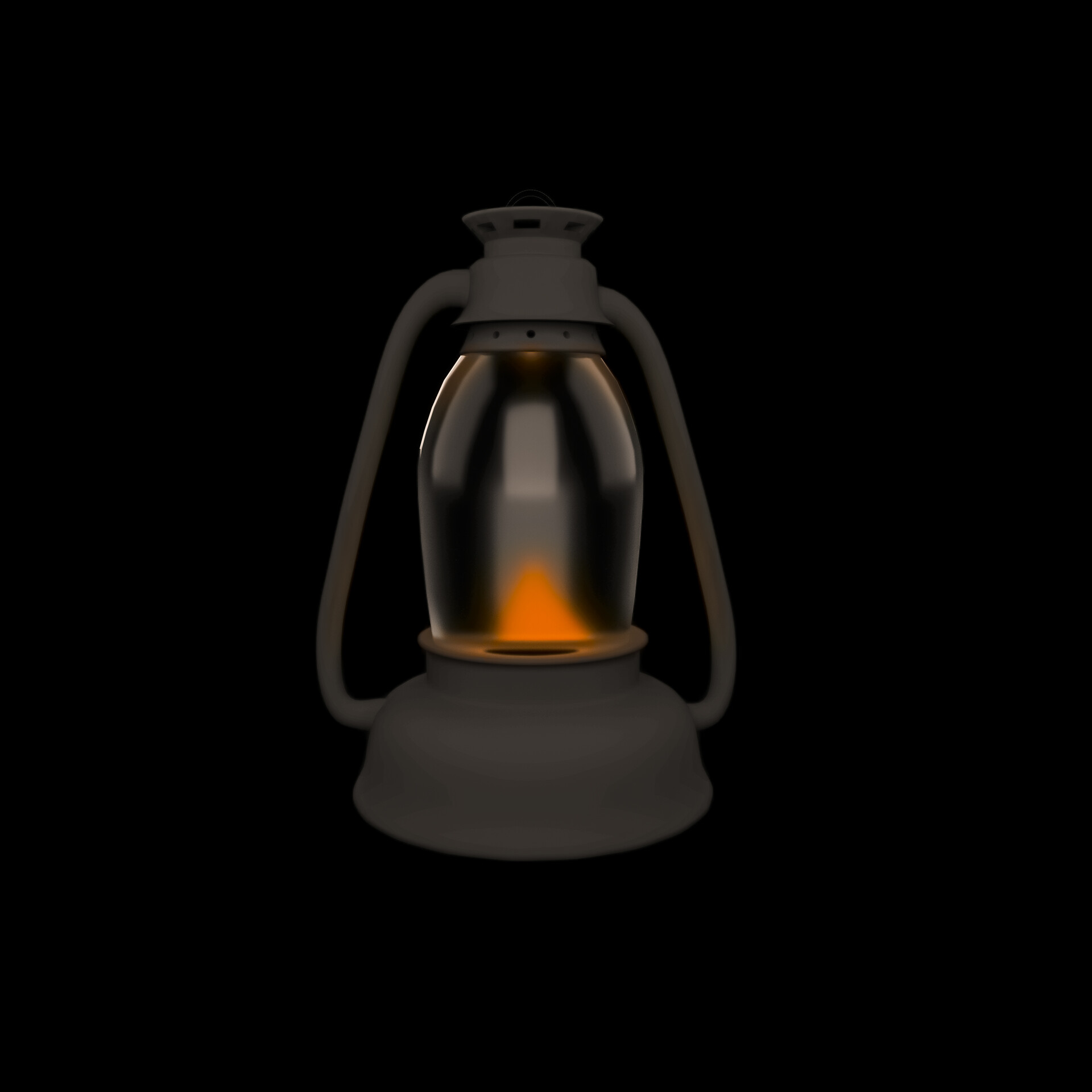 ArtStation - Old Lantern 3D Model.