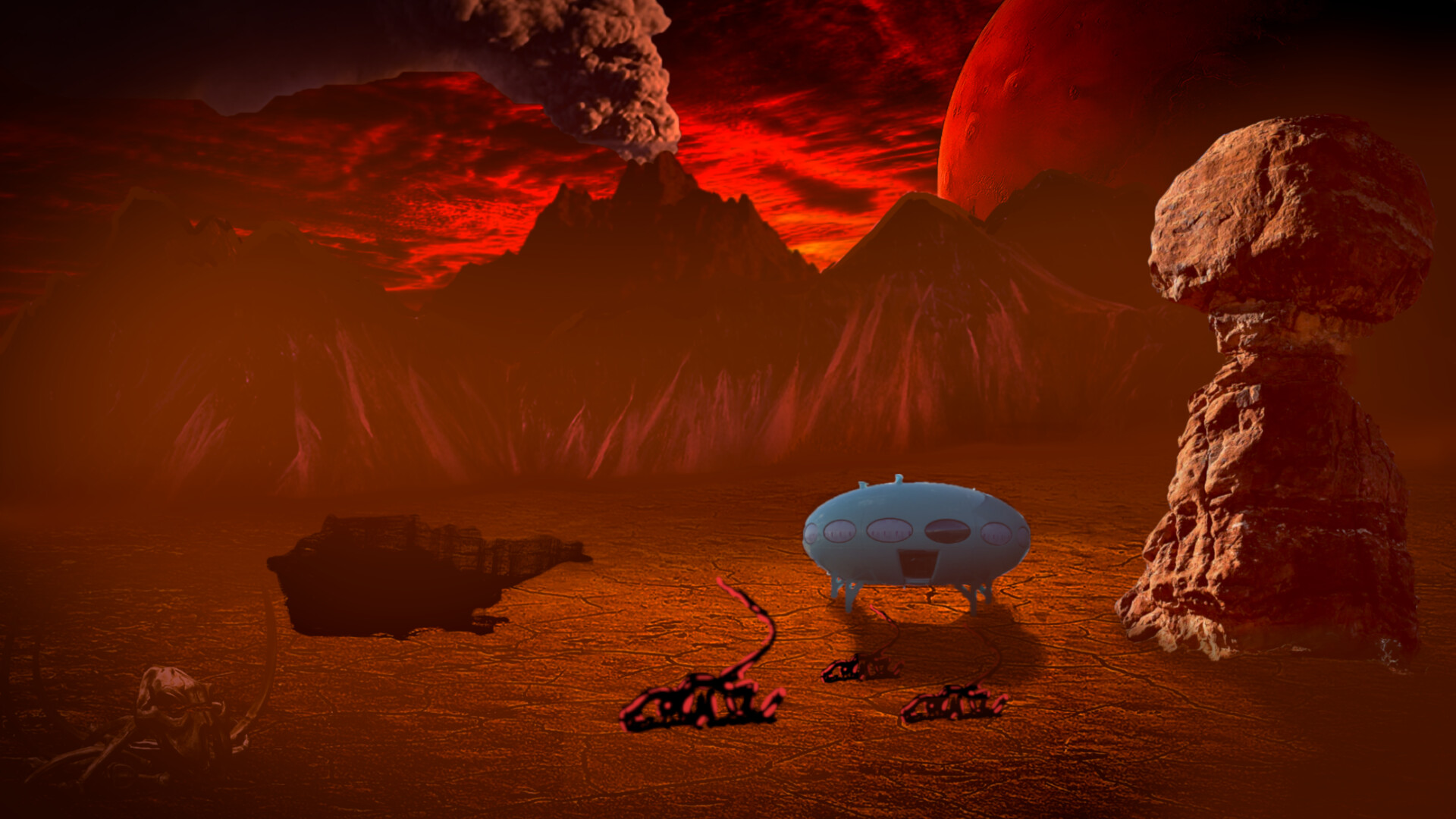 ArtStation - alien world concept environment