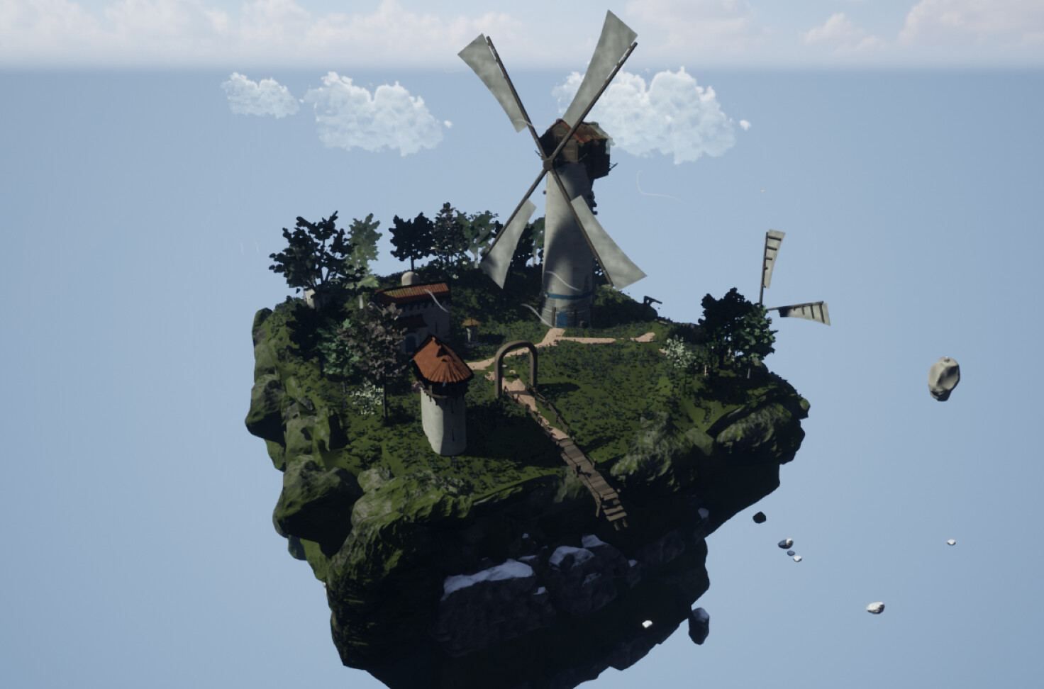 ArtStation - Blue Island