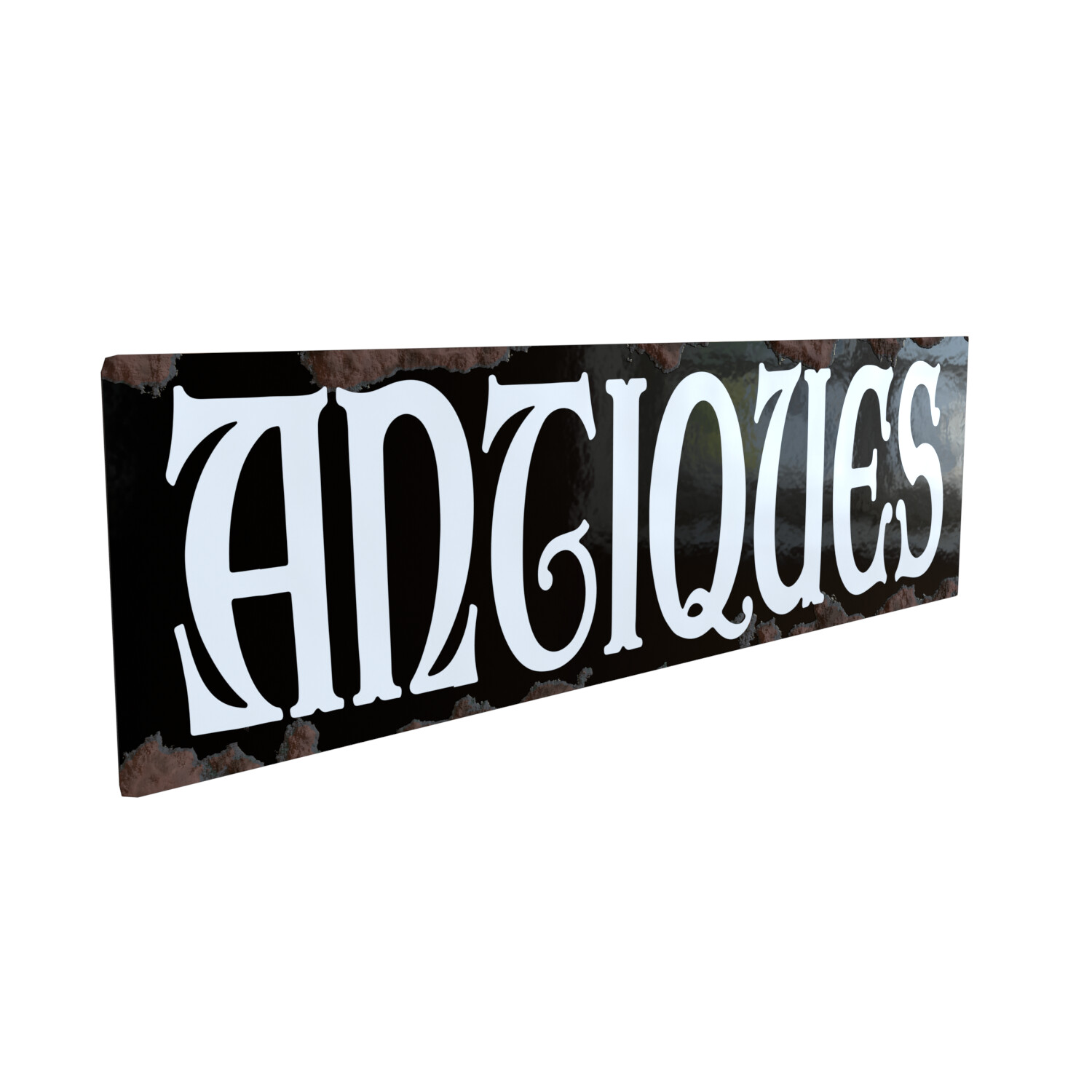 3D Drafting - Antique Antique Sign