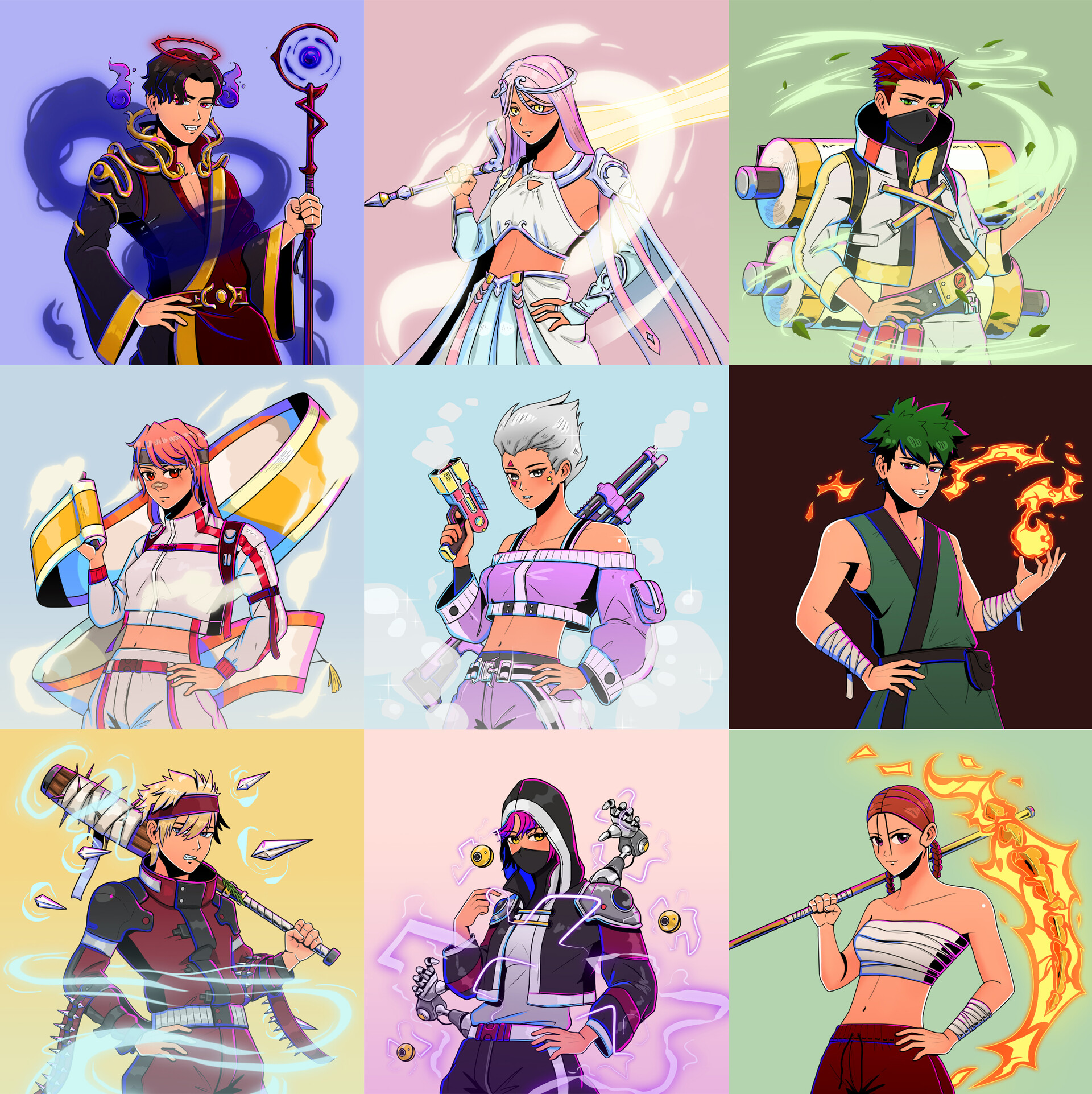 ArtStation - NFT Character examples