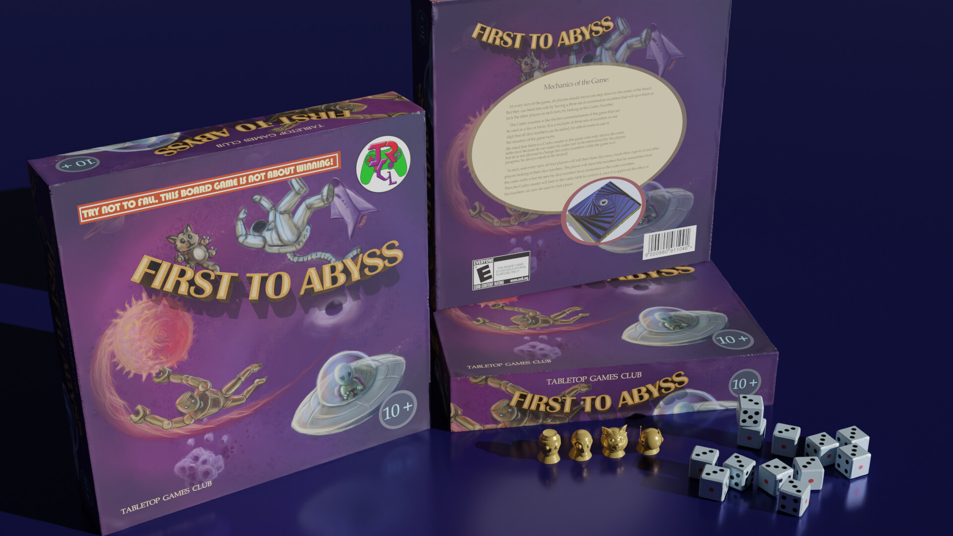 JOHN VINCENT RAMOS - First to Abyss Project: Original Board Game