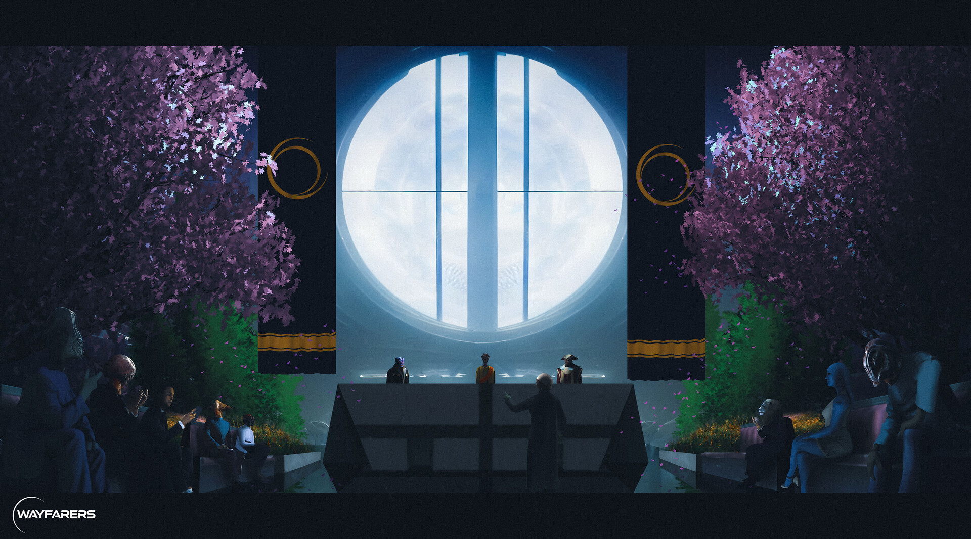 ArtStation - Chambers of the Alliance Council