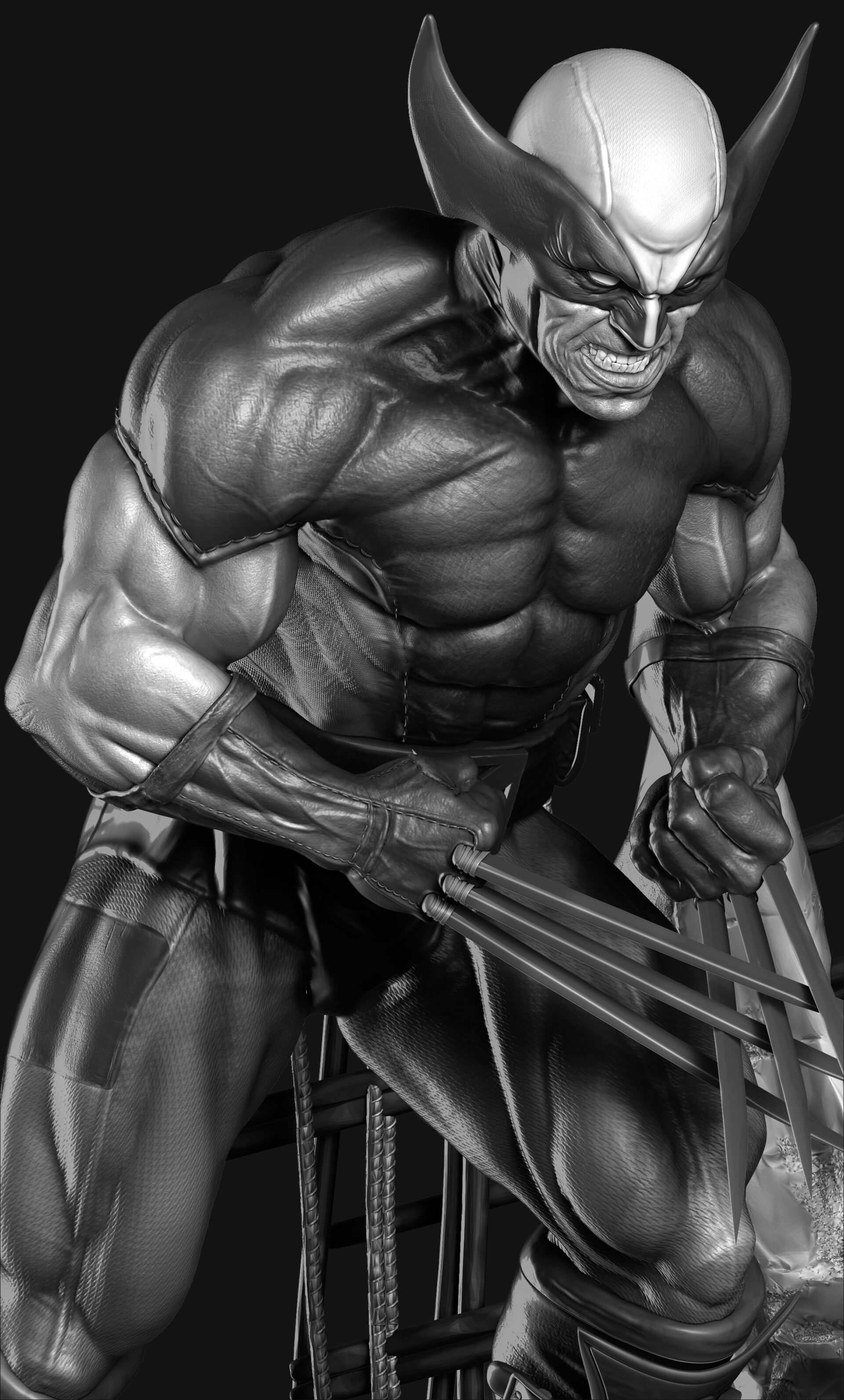ArtStation - Wolverine Sculpt!!!
