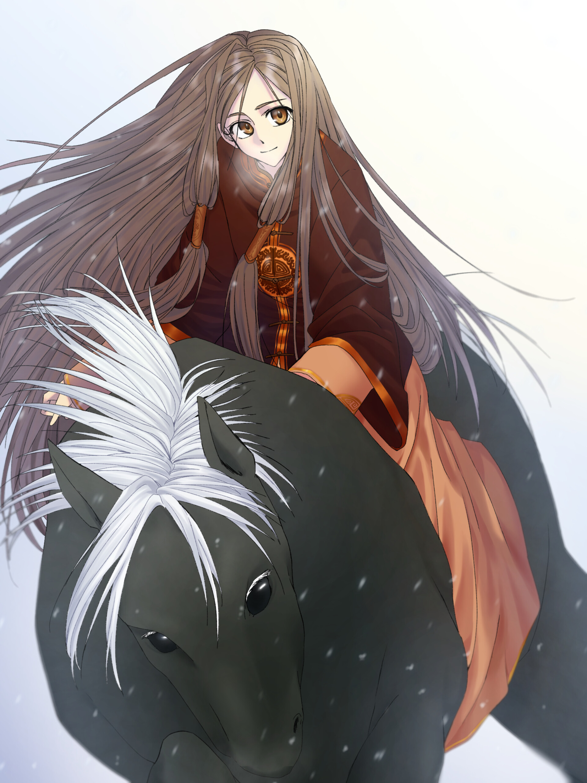 ArtStation - Girl on a horse