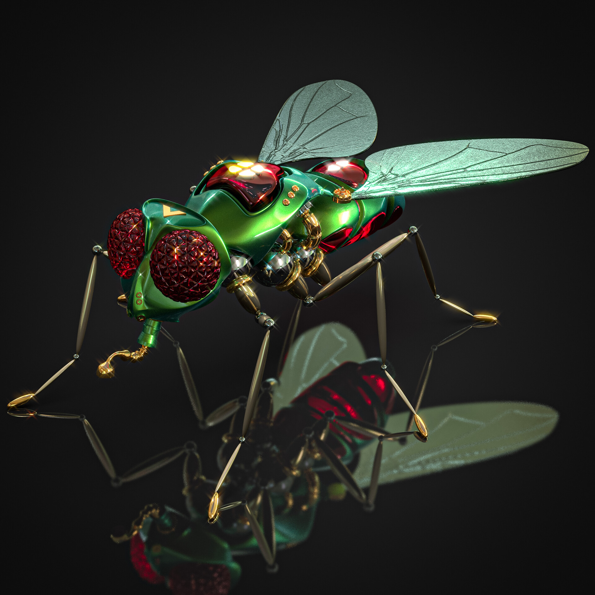 ArtStation - House fly robot