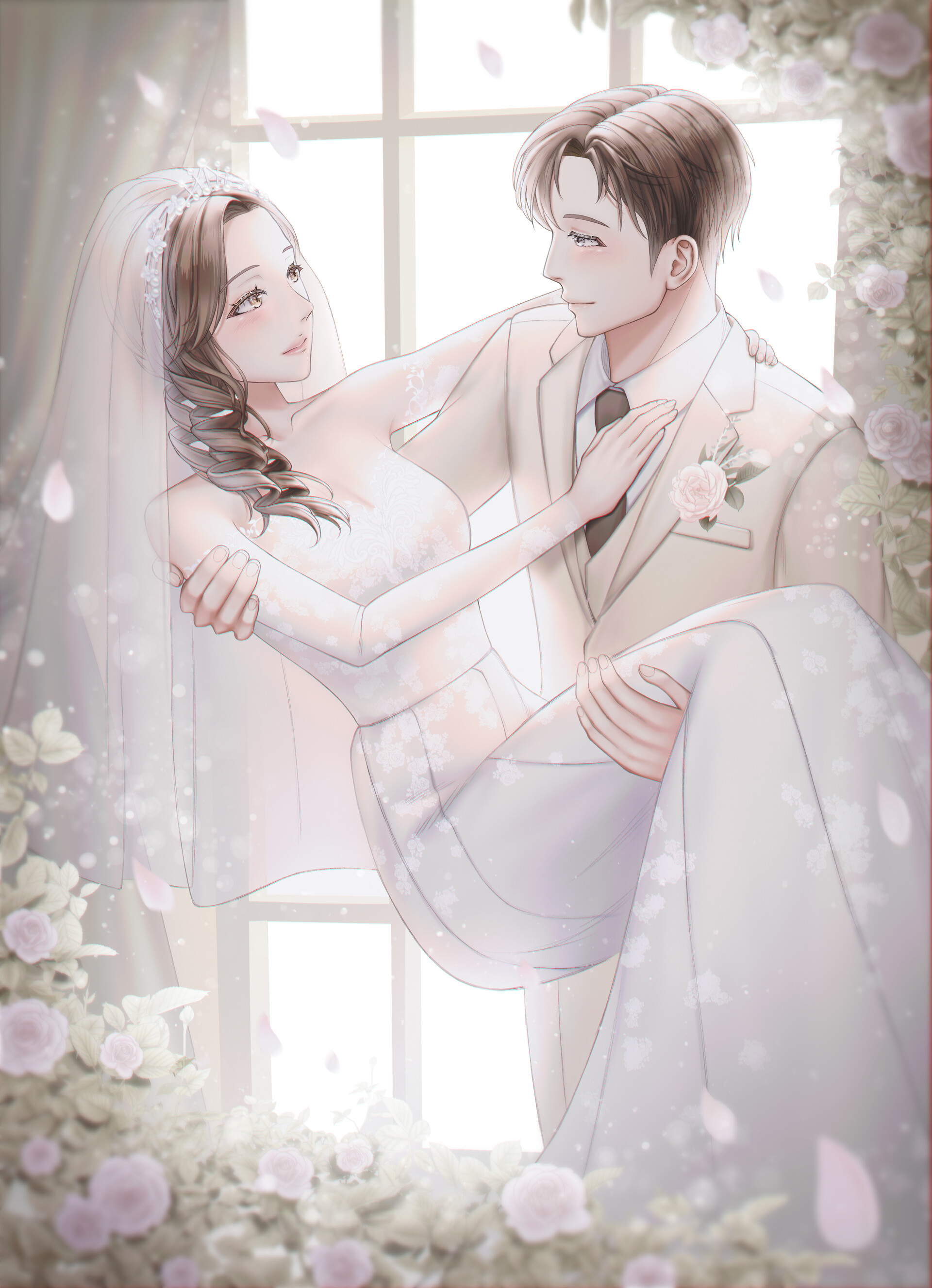 ArtStation - bride and groom