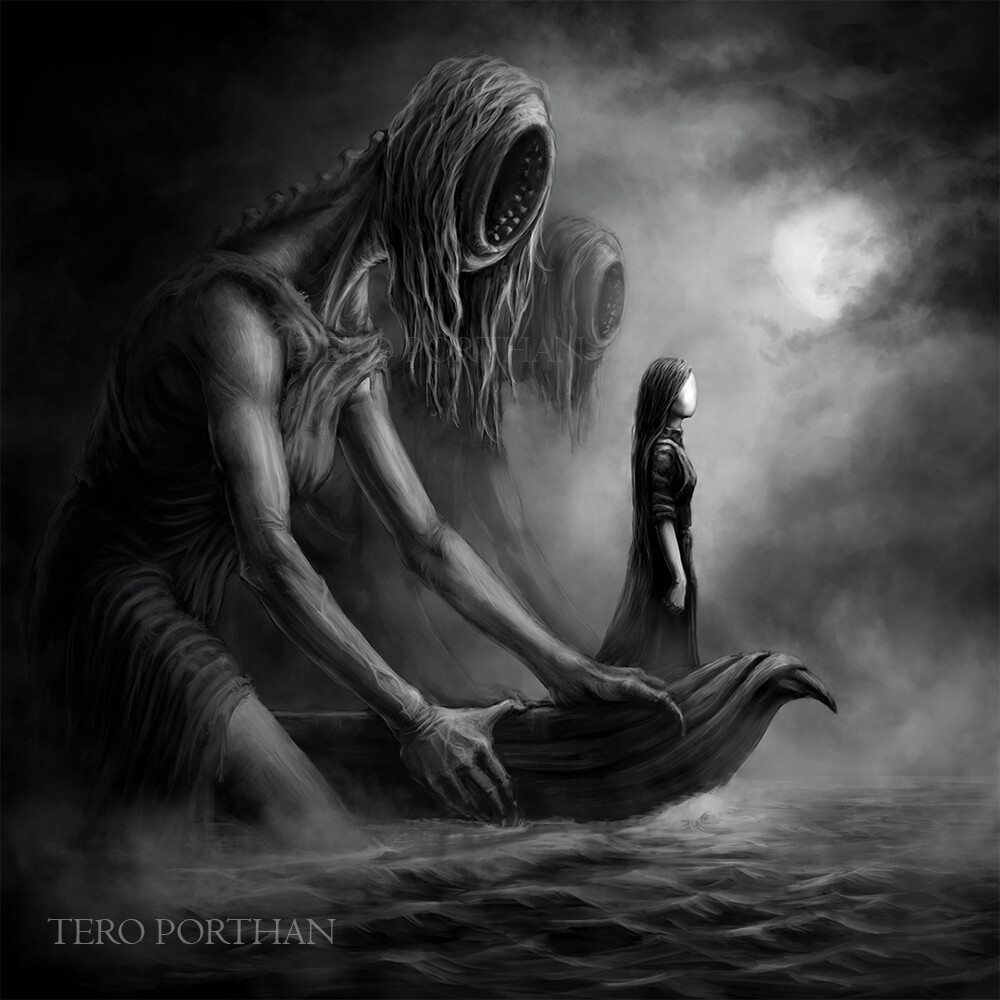 ArtStation - Finnish Mythology: Syöjätär and Louhi's Daughter