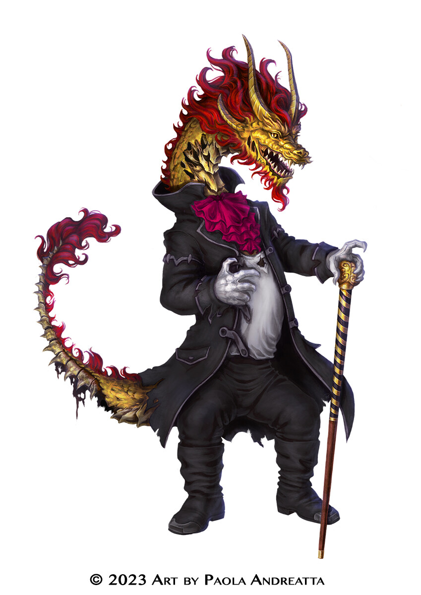 ArtStation - Dragon-Lich commission