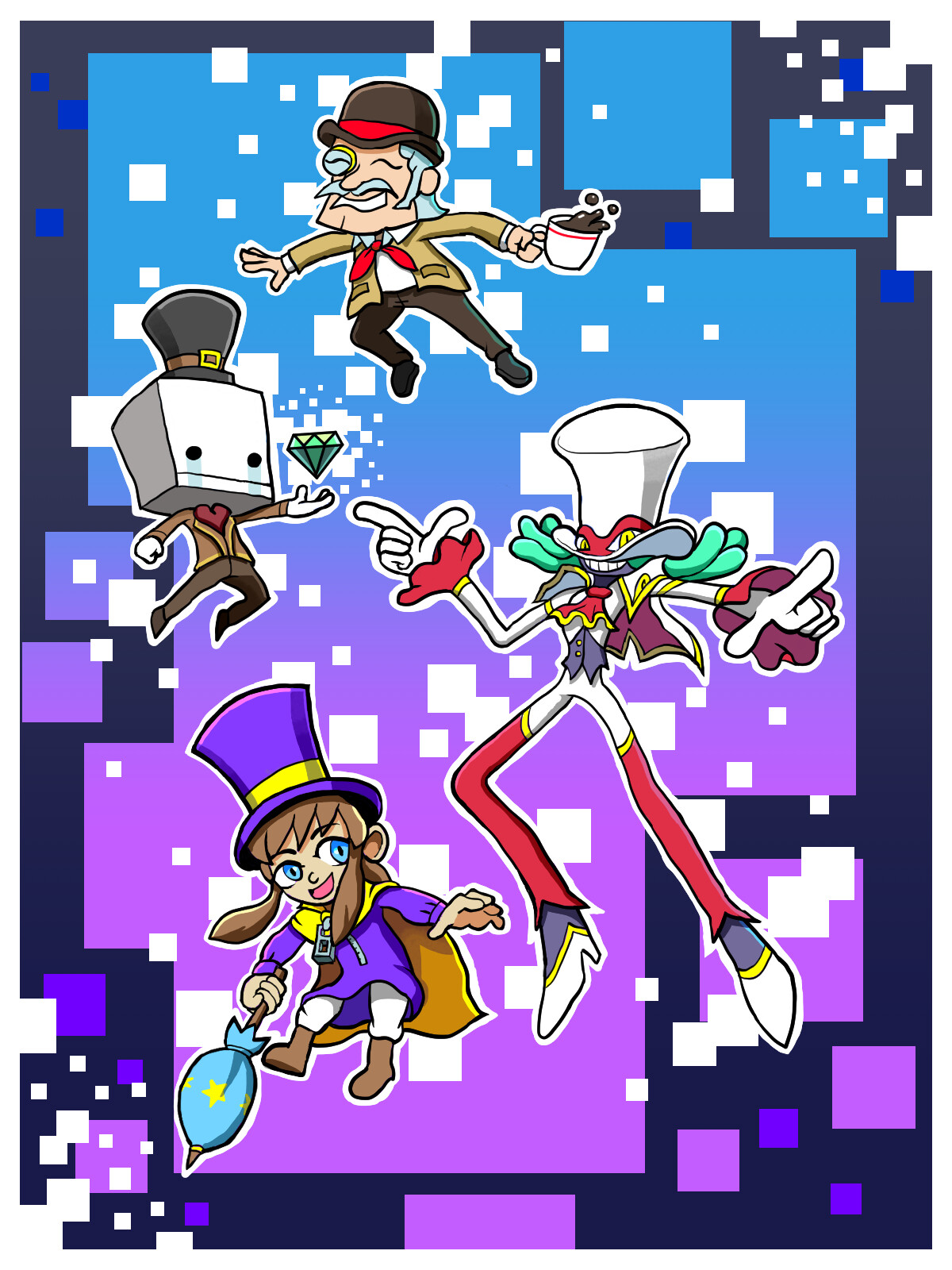 ArtStation - Hat wearing video game characters