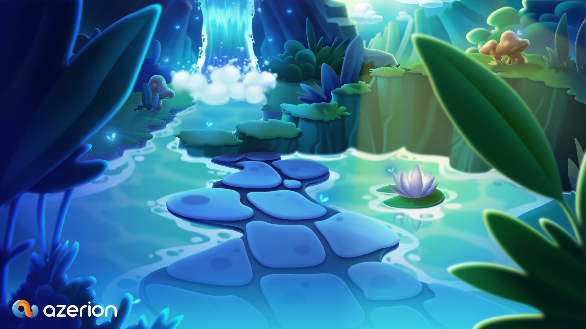 cartoon bubbles background