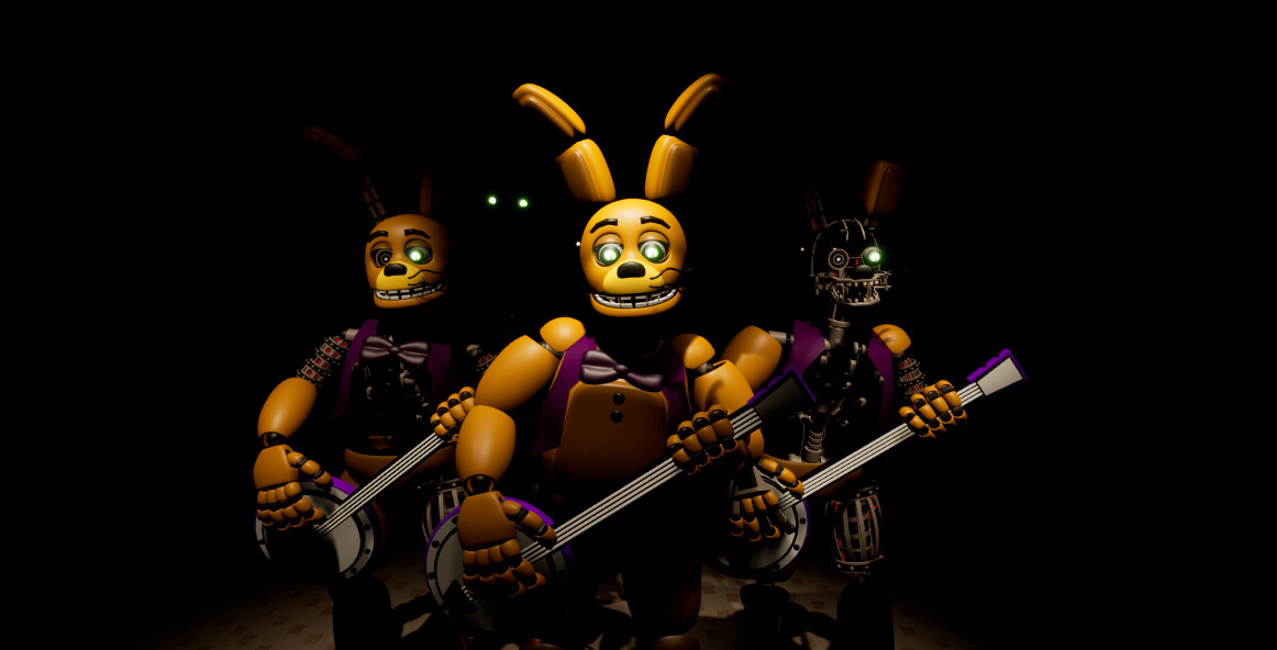 ArtStation - spring boniies in FNAF TRILOGY