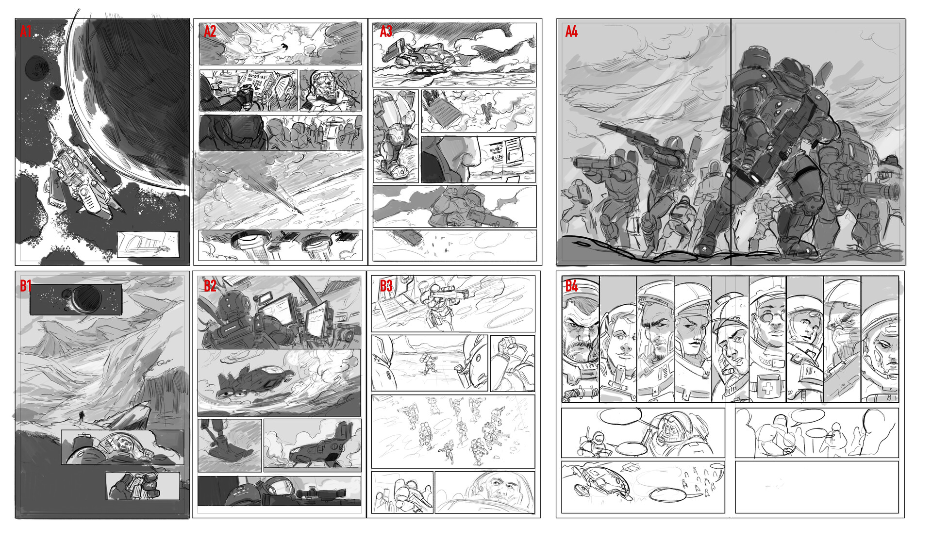 Andres Ramos - Comics - Space Opera Project!