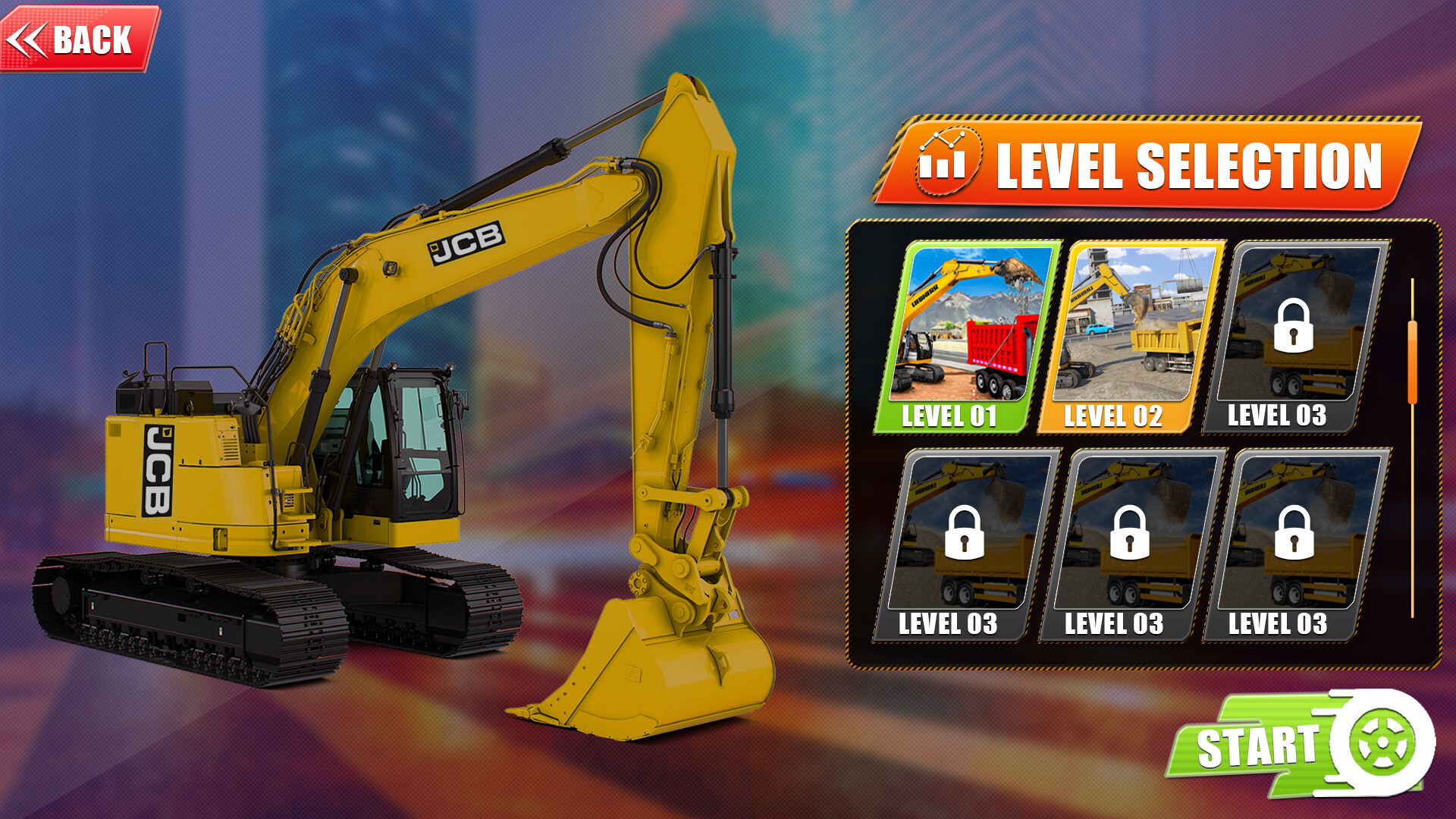 Fatima Chaudhary - JCB construction game UI