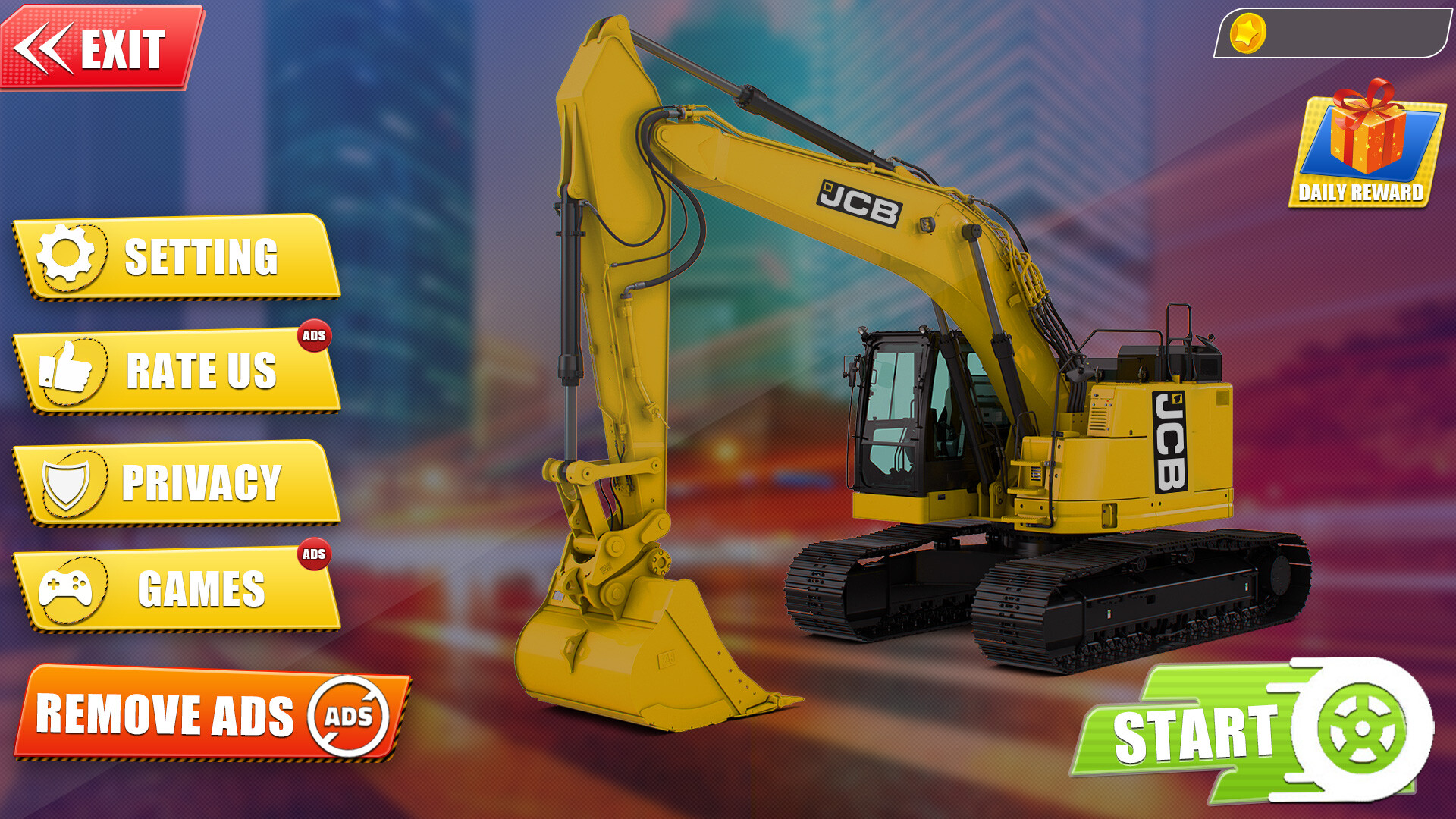 ArtStation - JCB construction game UI