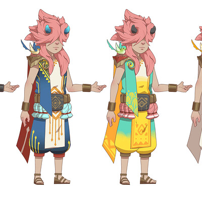 C-Reo Hsu - character animate with spine 2D