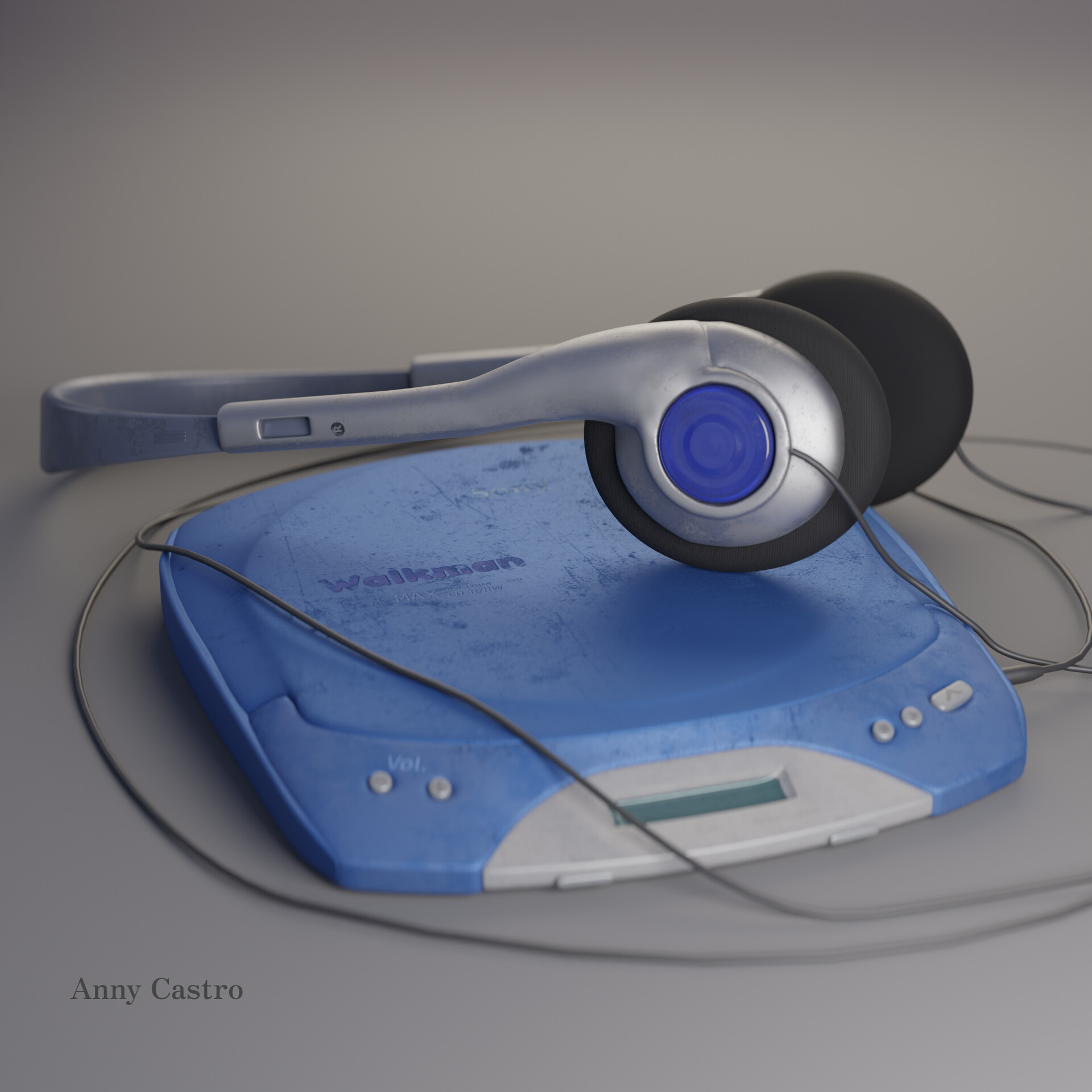 ArtStation - 90s prop study