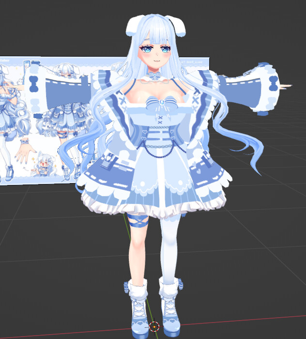 Kana Fuyuko - Alice's Outfit+ARKit Blendshape Commission