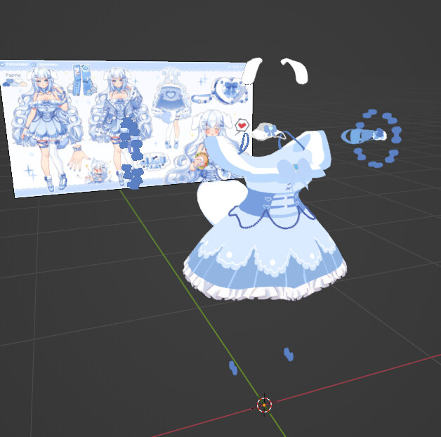 Kana Fuyuko - Alice's Outfit+ARKit Blendshape Commission