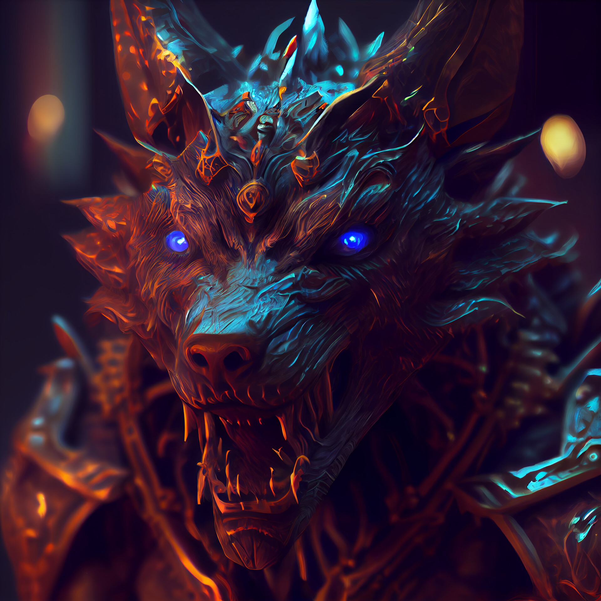ArtStation - Demon Wolf