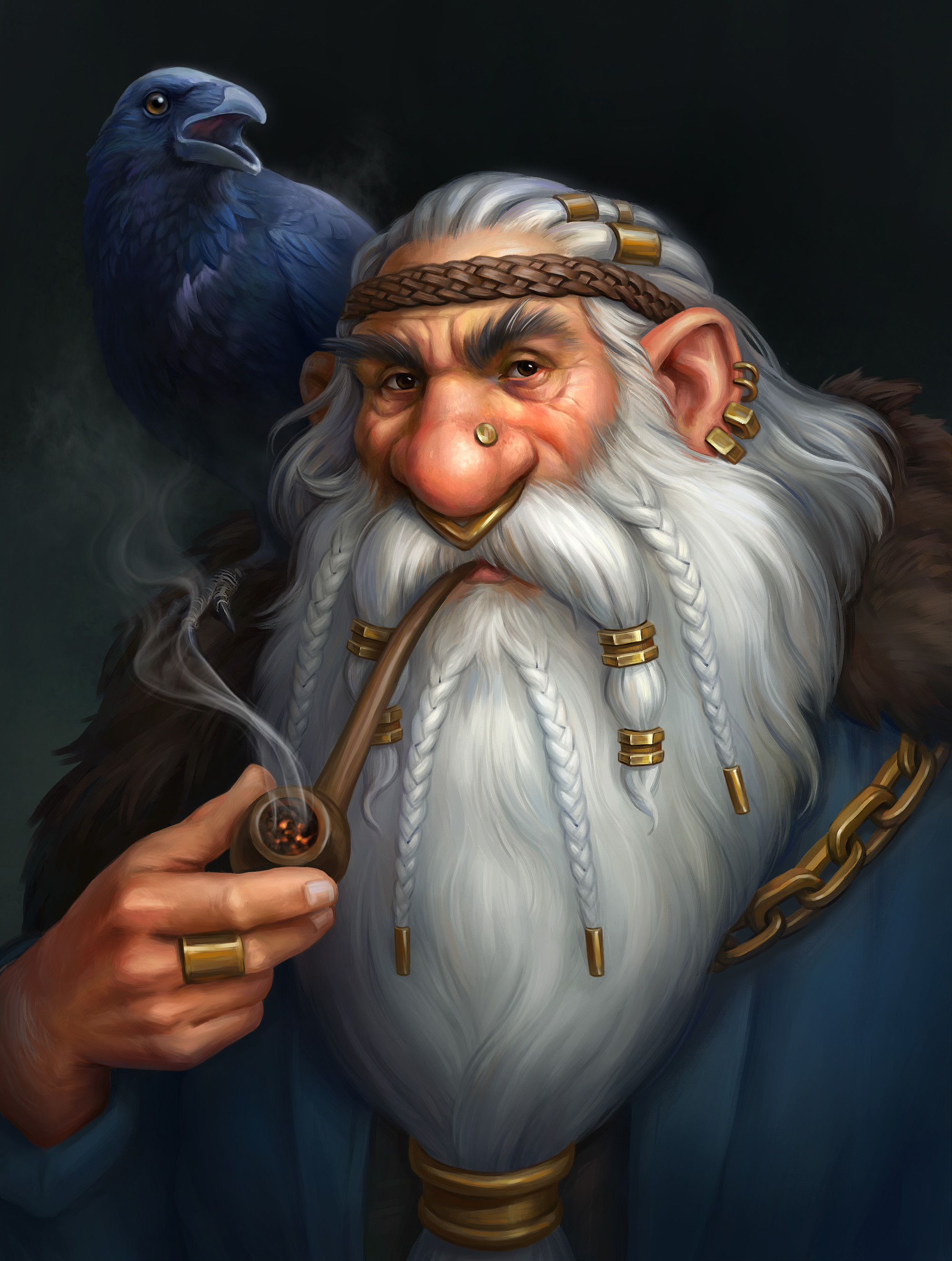 Old Dwarf Druid by Olga Nikityuk : r/ImaginaryDruids