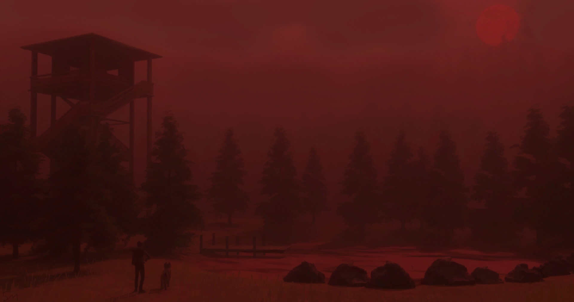 ArtStation - Blood Moon