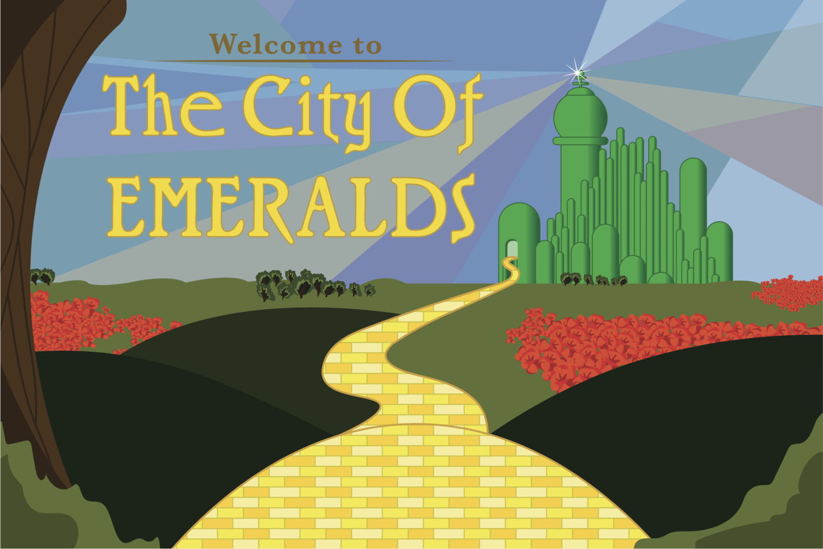 Cielito Melendez - The Wizard Of Oz Postcard