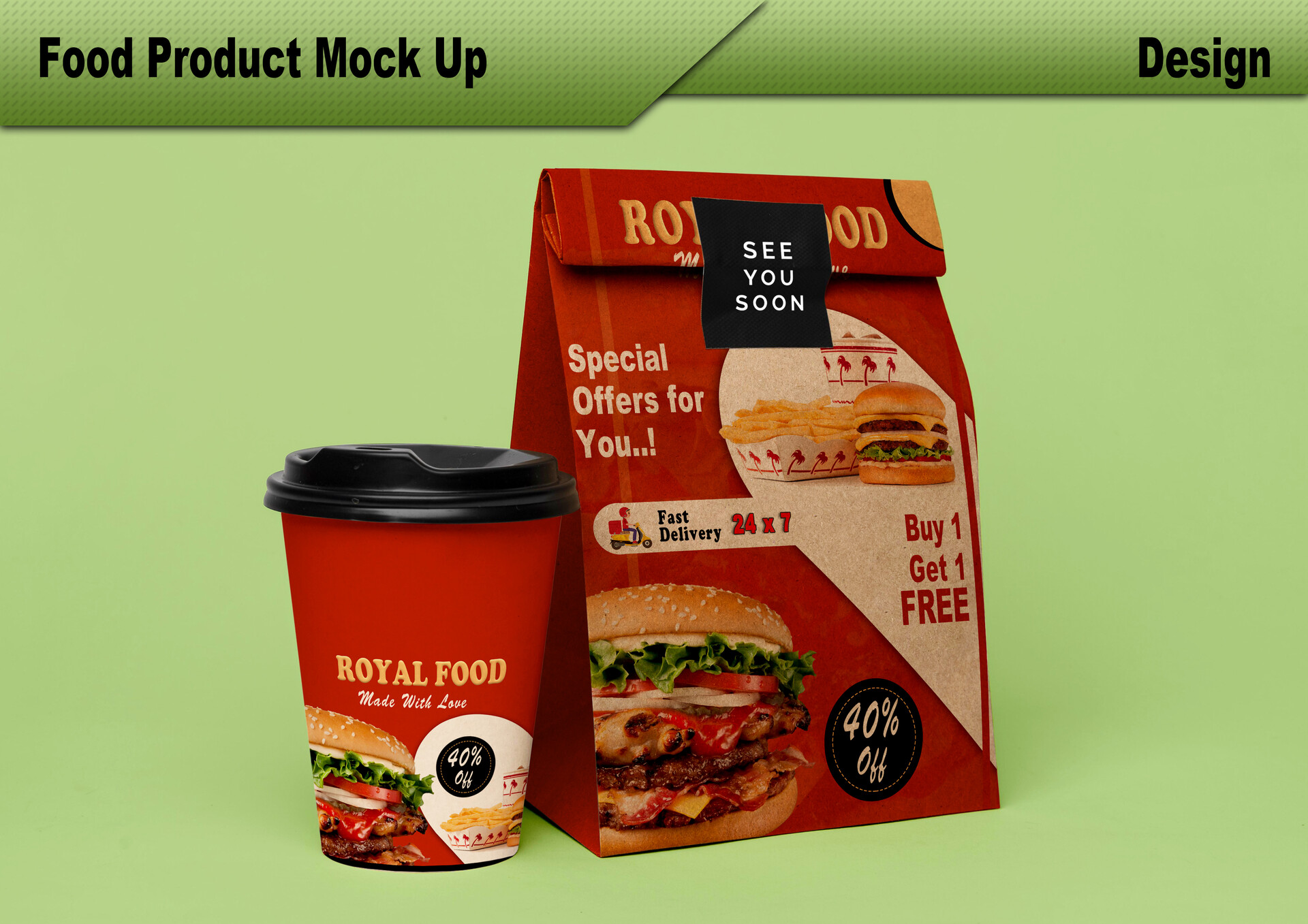 ArtStation - Mockup Design Work