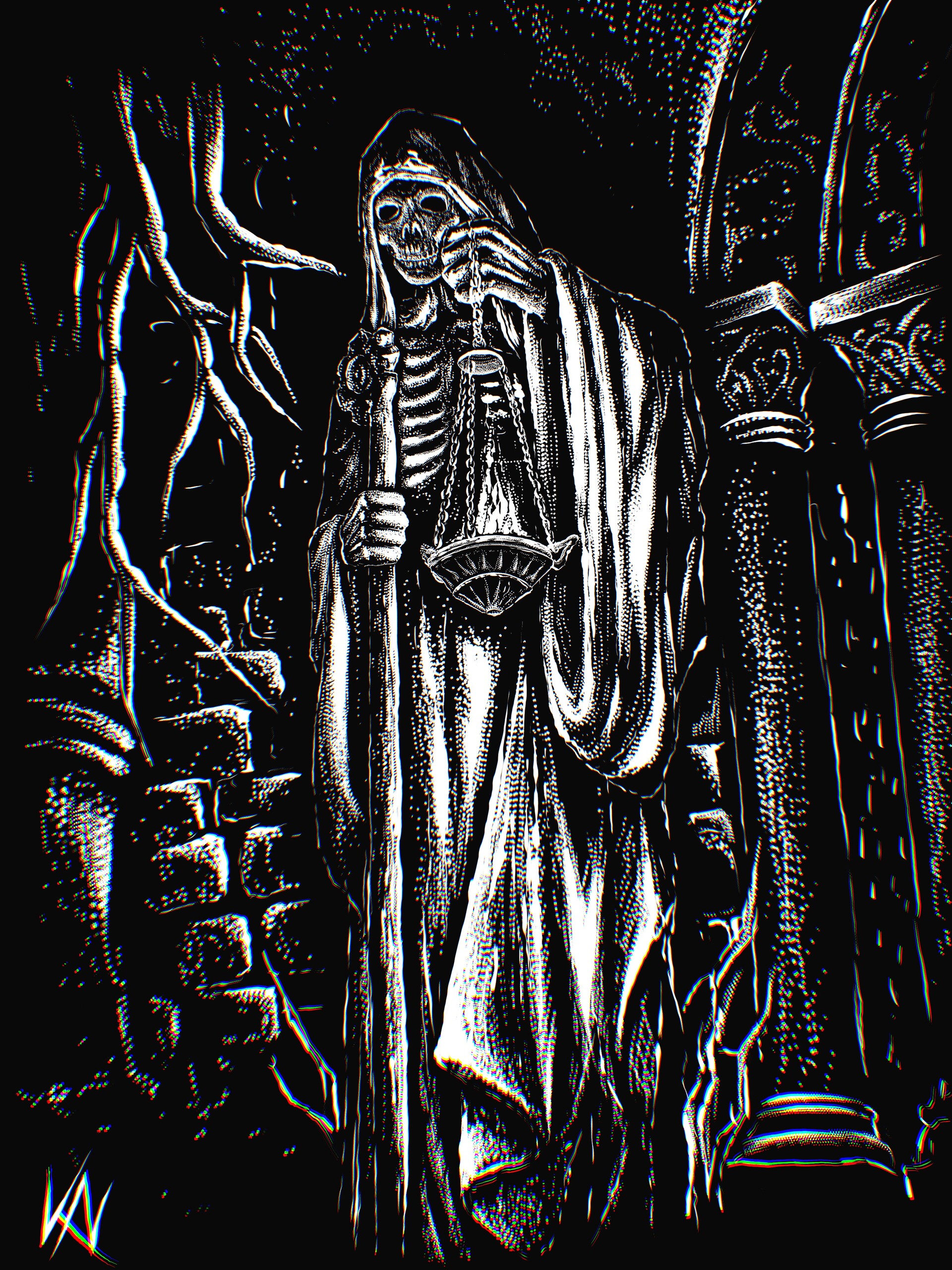 ArtStation - Skeleton statue