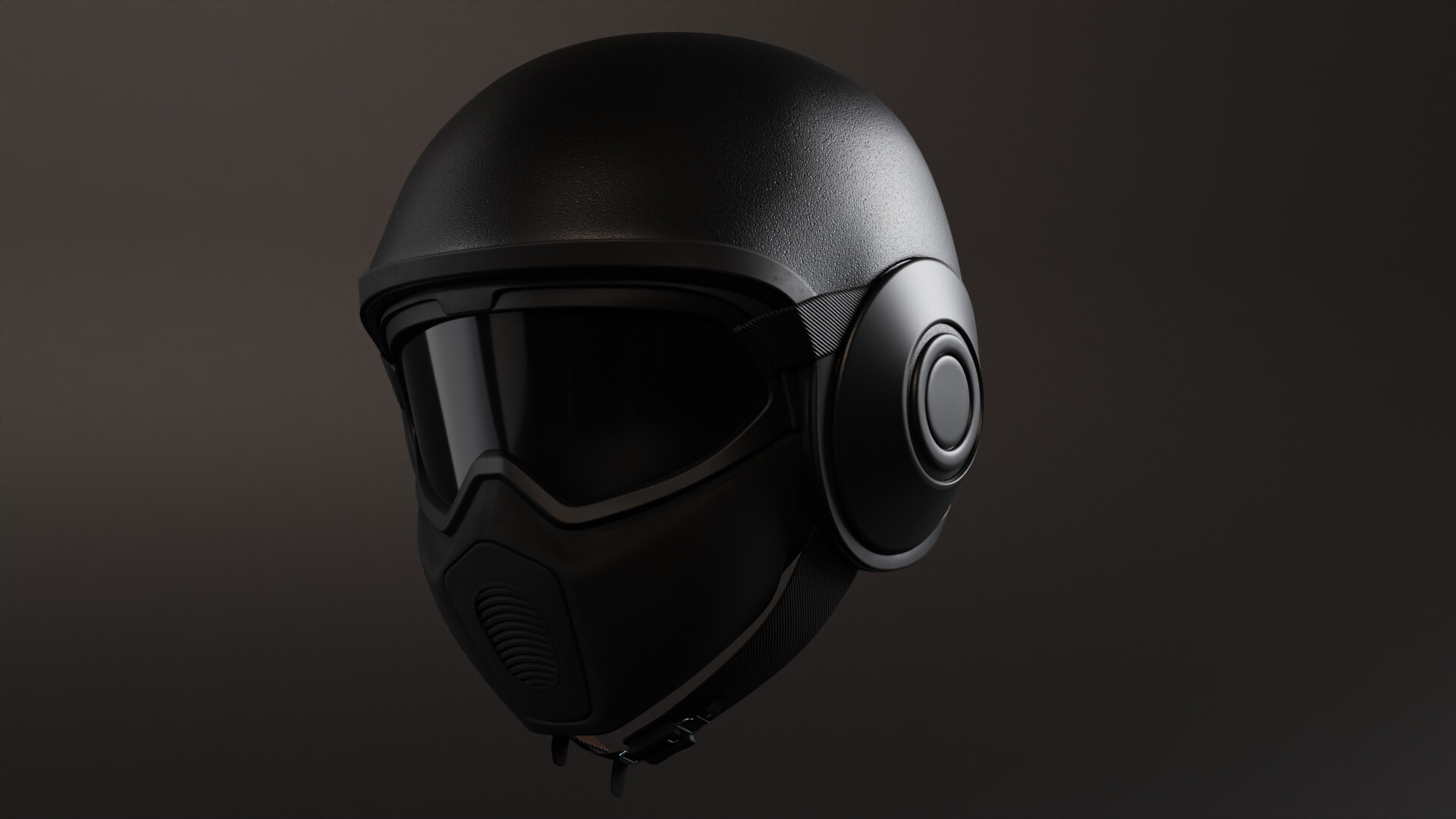 ArtStation - Motorcycle Helmet Low-poly 3D Model