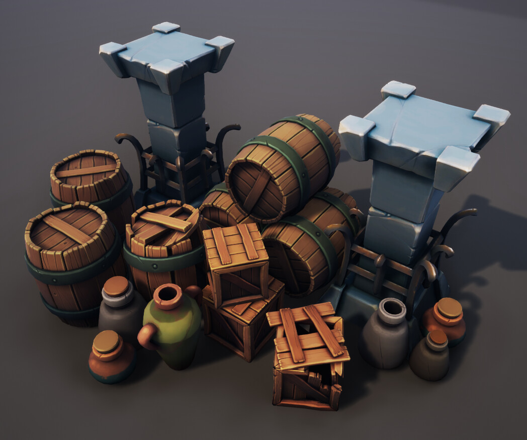 ArtStation - SYNERGYLAND PROPS