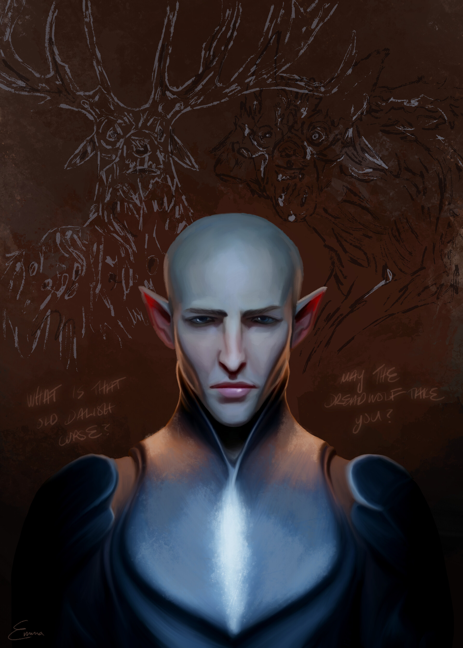 ArtStation - Dread Wolf Take You